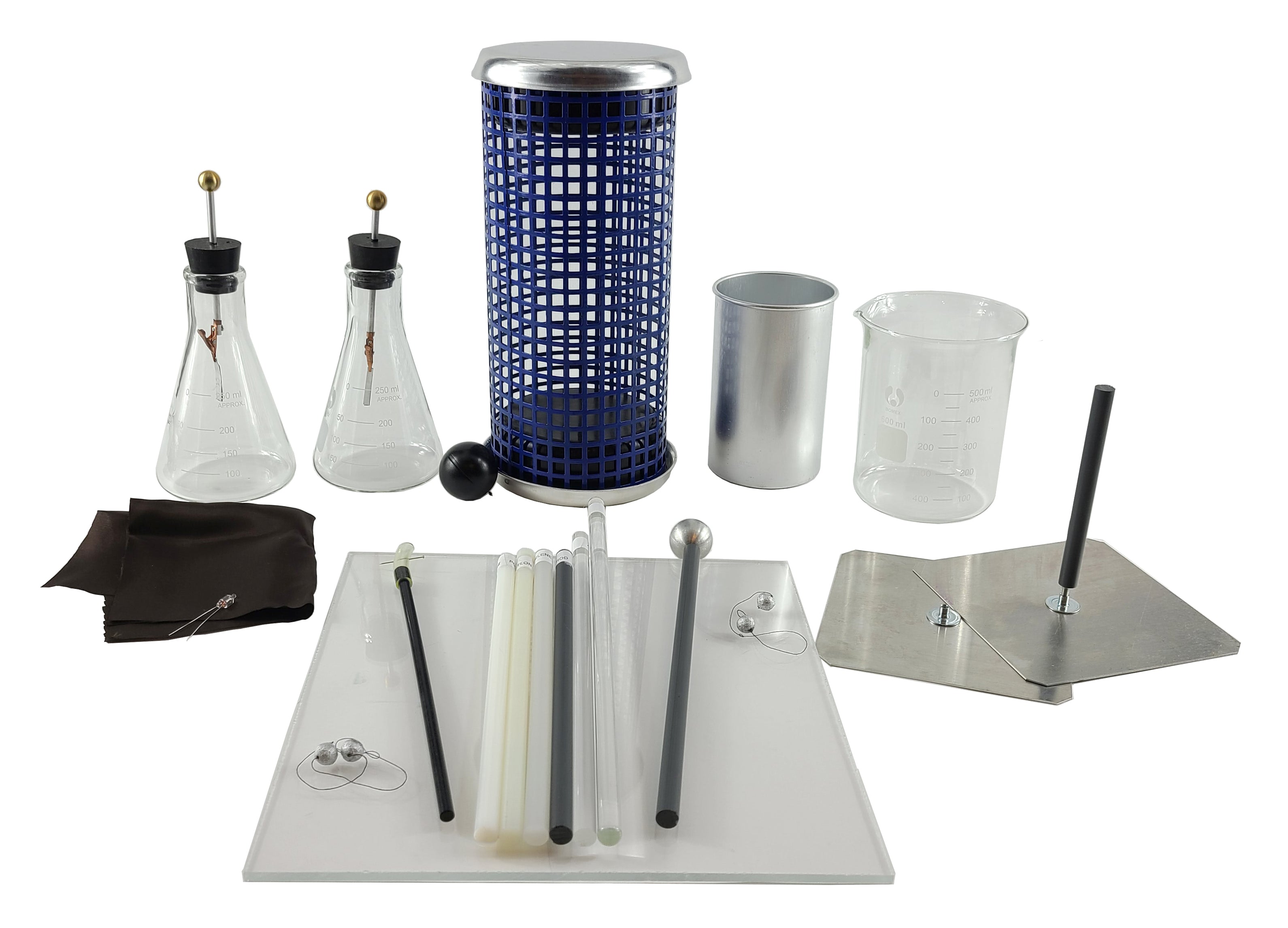 Electrostatic Kit with Faraday Cage Go Science Crazy