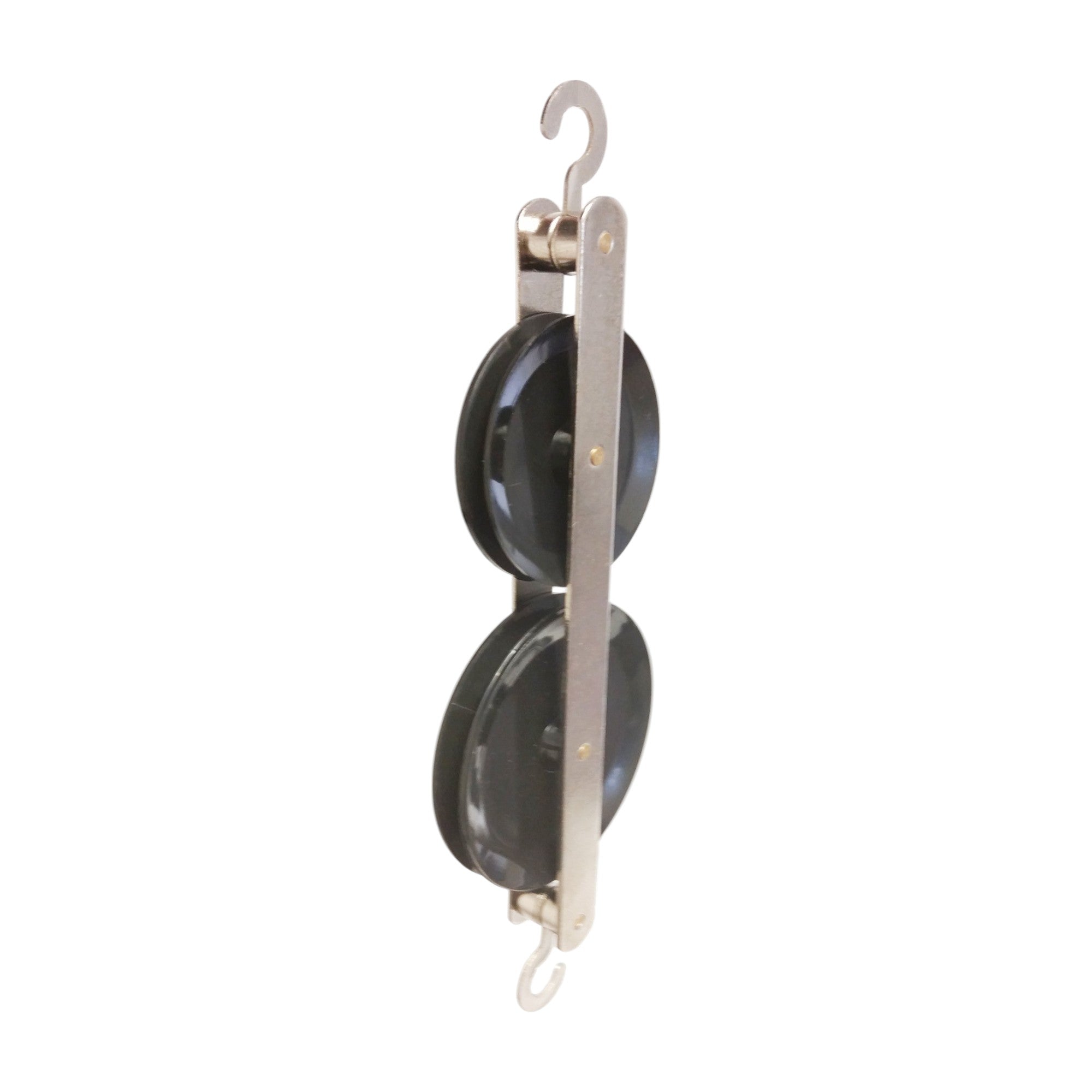 Pulley, Double, Tandem, Plastic with Metal Housing, 50mm and 38mm