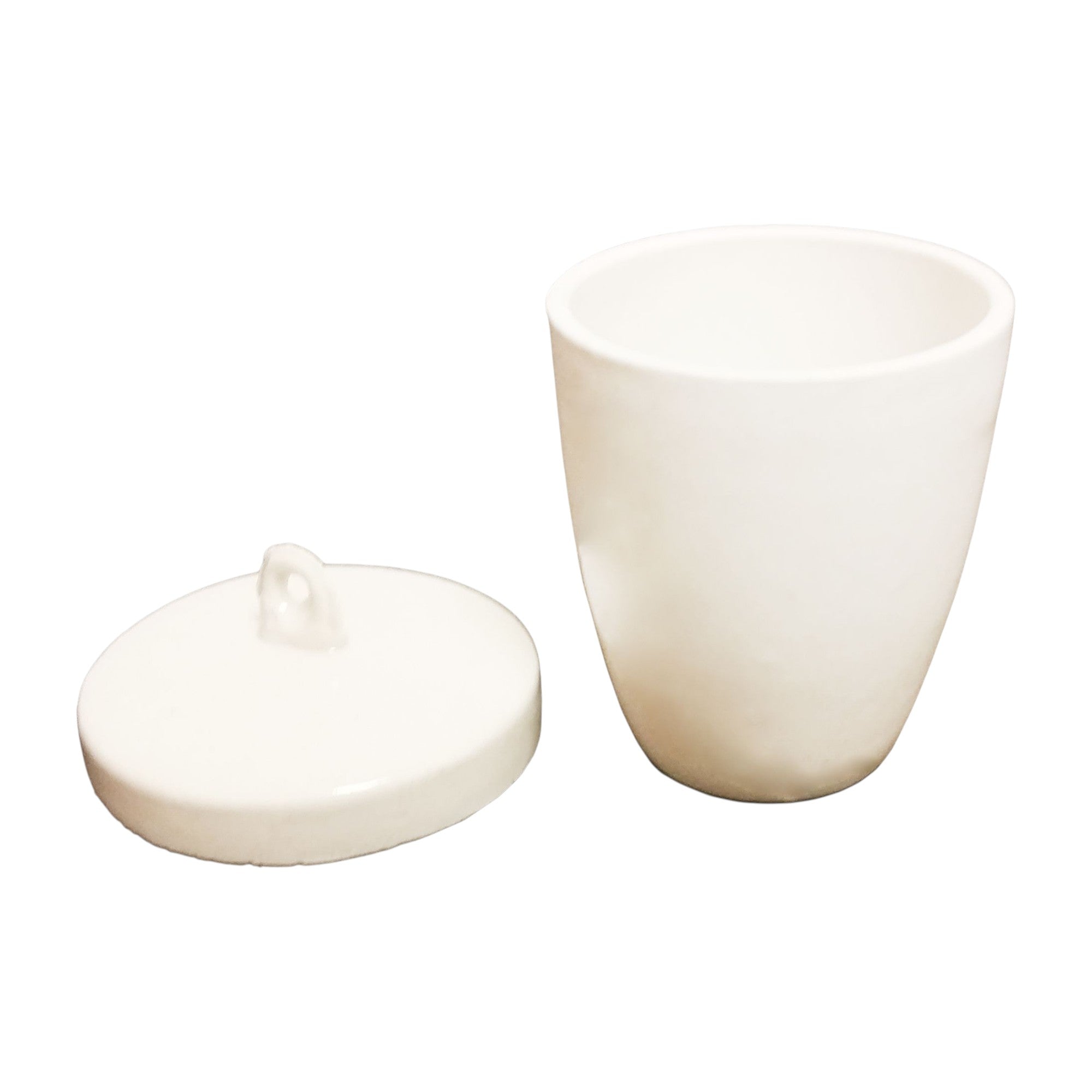 Crucible, Porcelain, High-Form, 15ml, with Lid