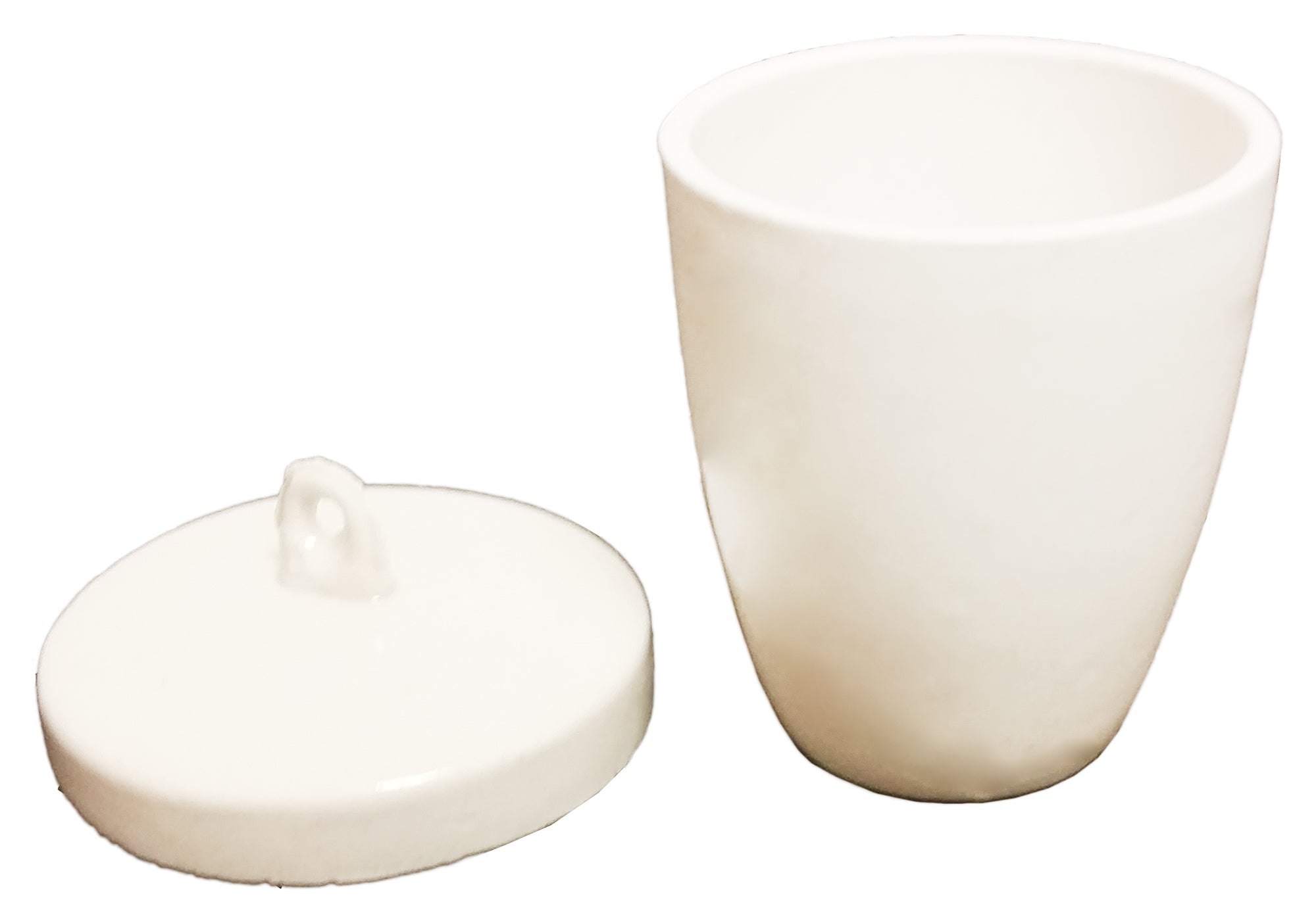 Crucible, Porcelain, High-Form, 50ml, with Lid, Case of 200